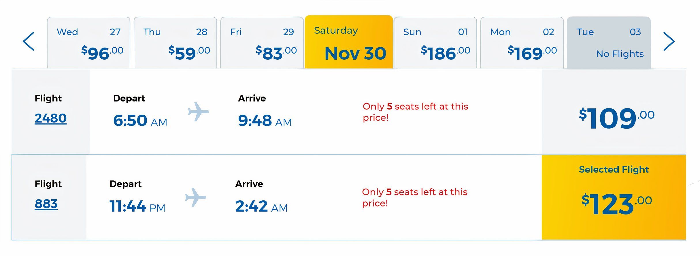Allegiant Has Just 6 Flights That Arrive After Midnight