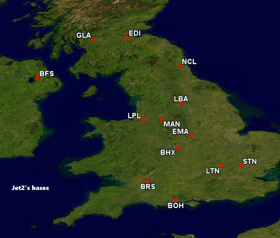 Jet2 Adds New London Luton Base With 2 Airbus A321neos & 17 Routes