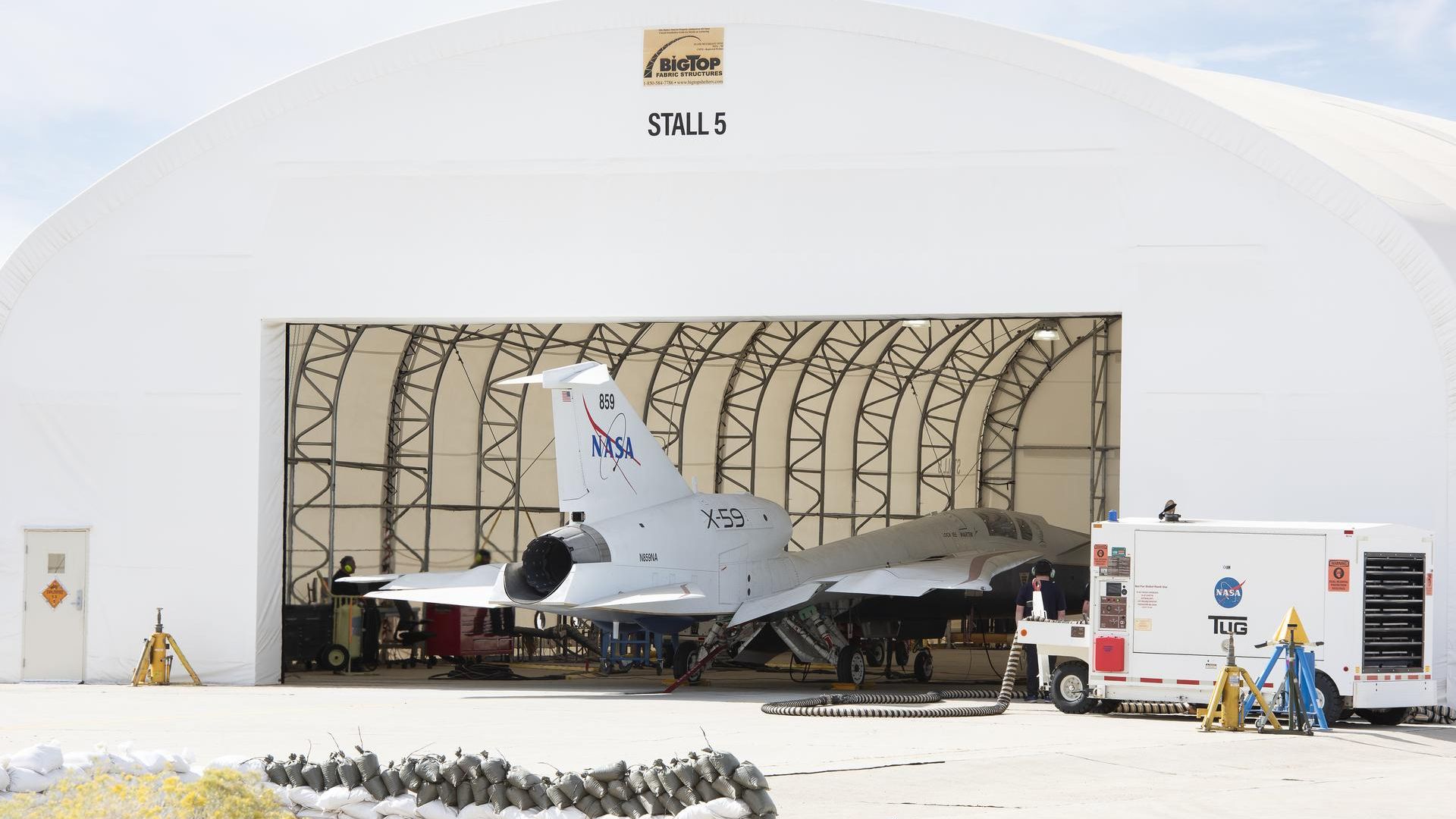 NASA's X-59 Quieter Sonic Boom Supersonic Test Plane Fires Up Its ...