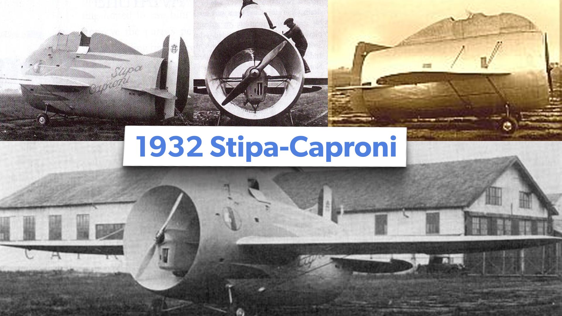 Flying Cannoli: Why The Weird 1932 Stipa-Caproni Was Nearly The 1st Jet