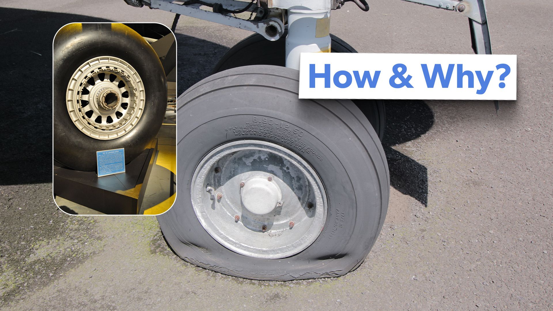 How Do Pilots Handle Burst Tire Incidents?