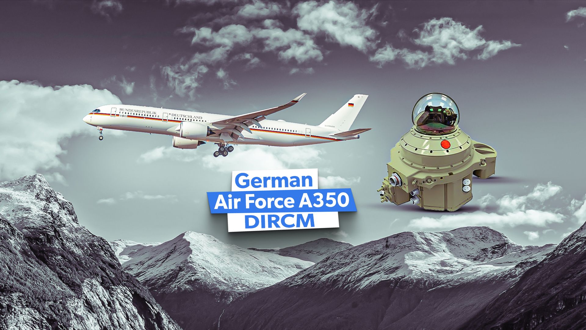 How The German Air Force Airbus A350's New J-MUSIC DIRCM System Works