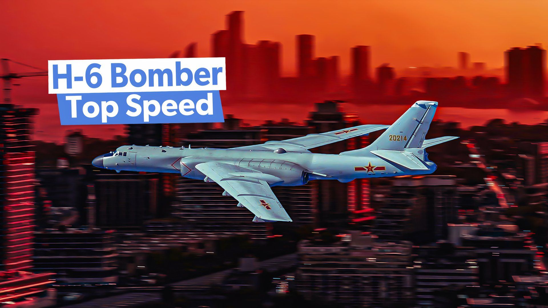 What Is The Top Speed Of China's H-6 Bomber?