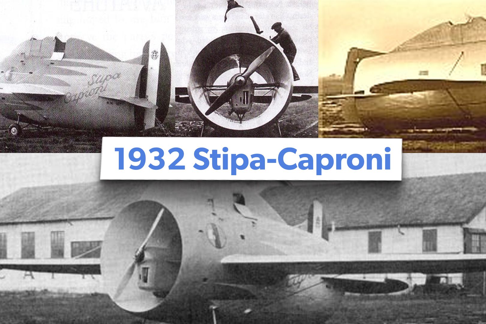 Stipa-Caproni: The unusual 1932 aircraft that paved the way for jet ...