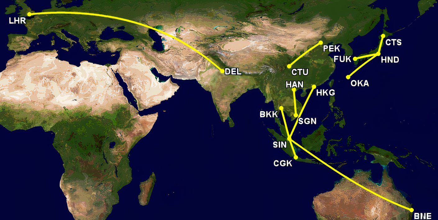 10 Years Later: The Airbus A350's Top 10 Routes