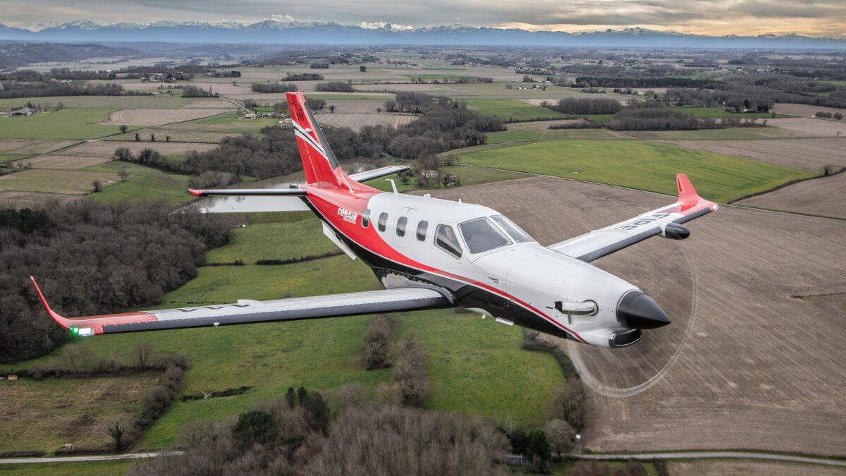 Daher Delivers Two TBM 960s For Aerial Firefighting To Conair