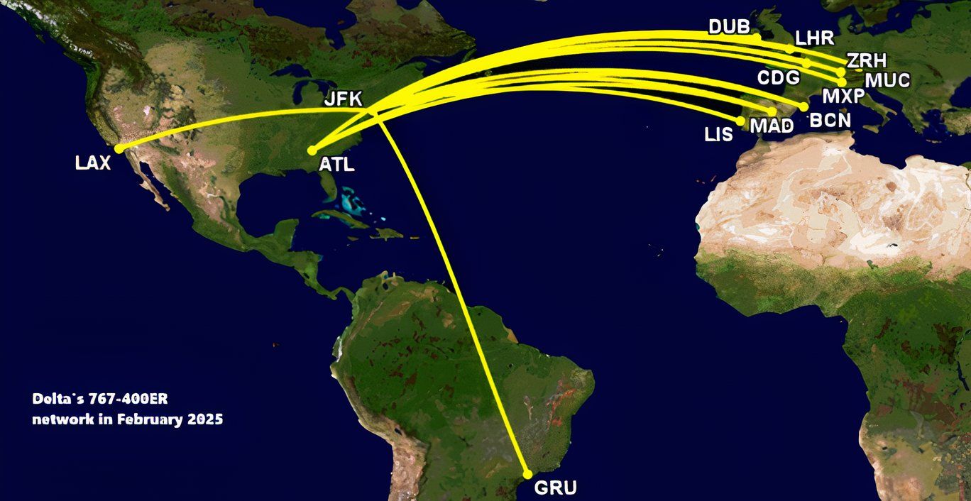 World’s Largest Operator: Where Delta Air Lines Is Flying The Boeing ...