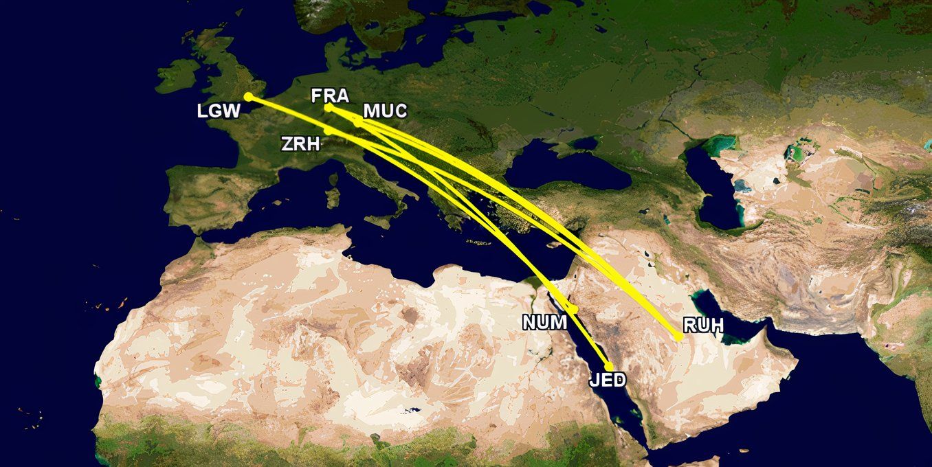 Different: Saudia To Begin 1st Airbus A320 Flights To The UK