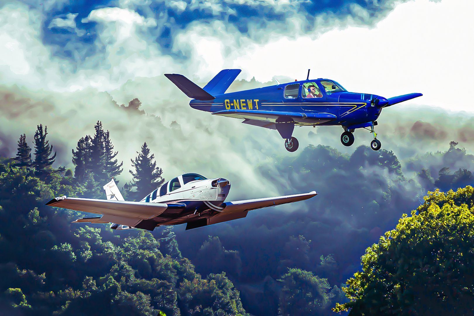 Emergency Crews Hunt For Missing Plane In Snowy Mountains