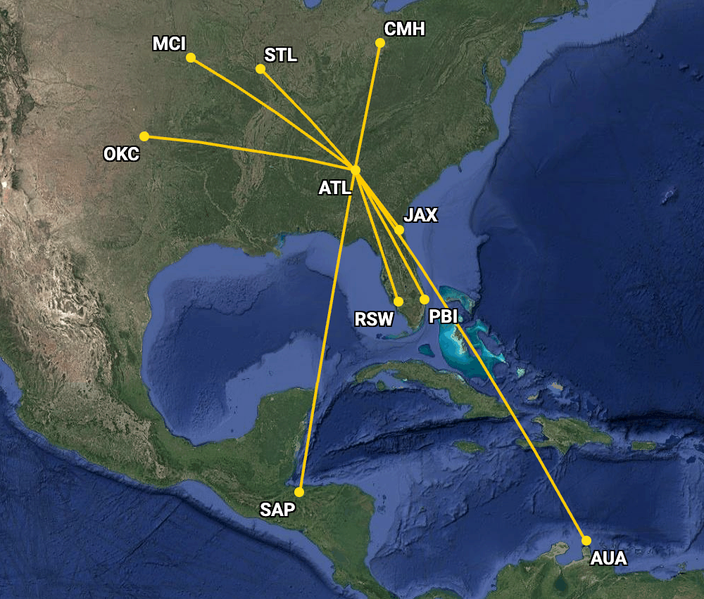 Frontier Airlines Grows In Atlanta As Southwest Airlines Retracts
