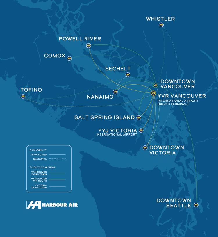 Flying In A Floatplane: 5 Unique Destinations That Harbour Air Flies To