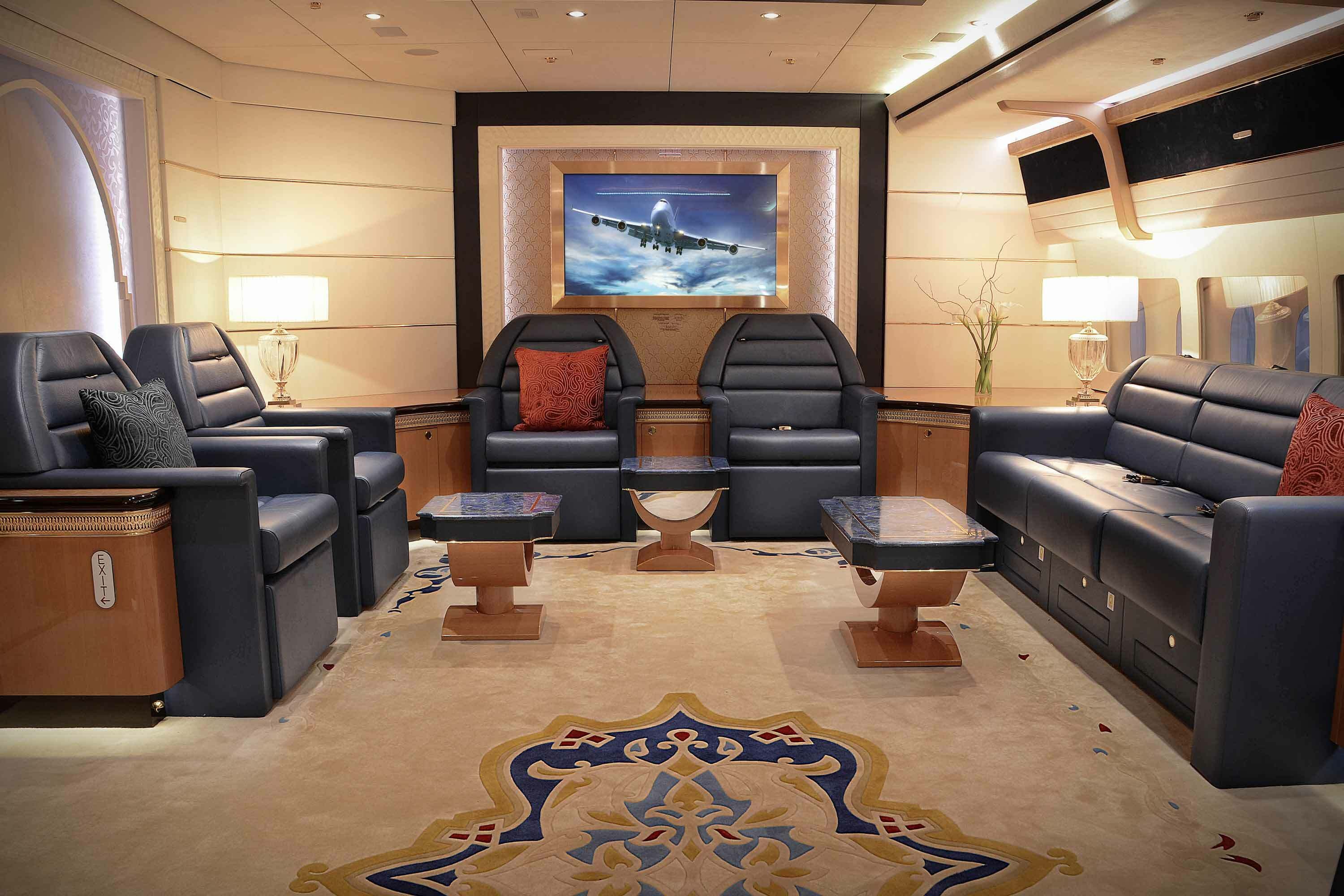 A Look At The Private Boeing Business Jet 747 Jumbo Jet