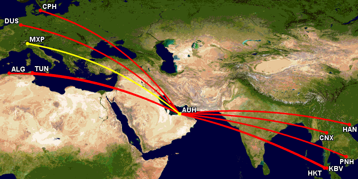 10 Routes So Far: Etihad Airways’ Airbus A321LR Network Explored