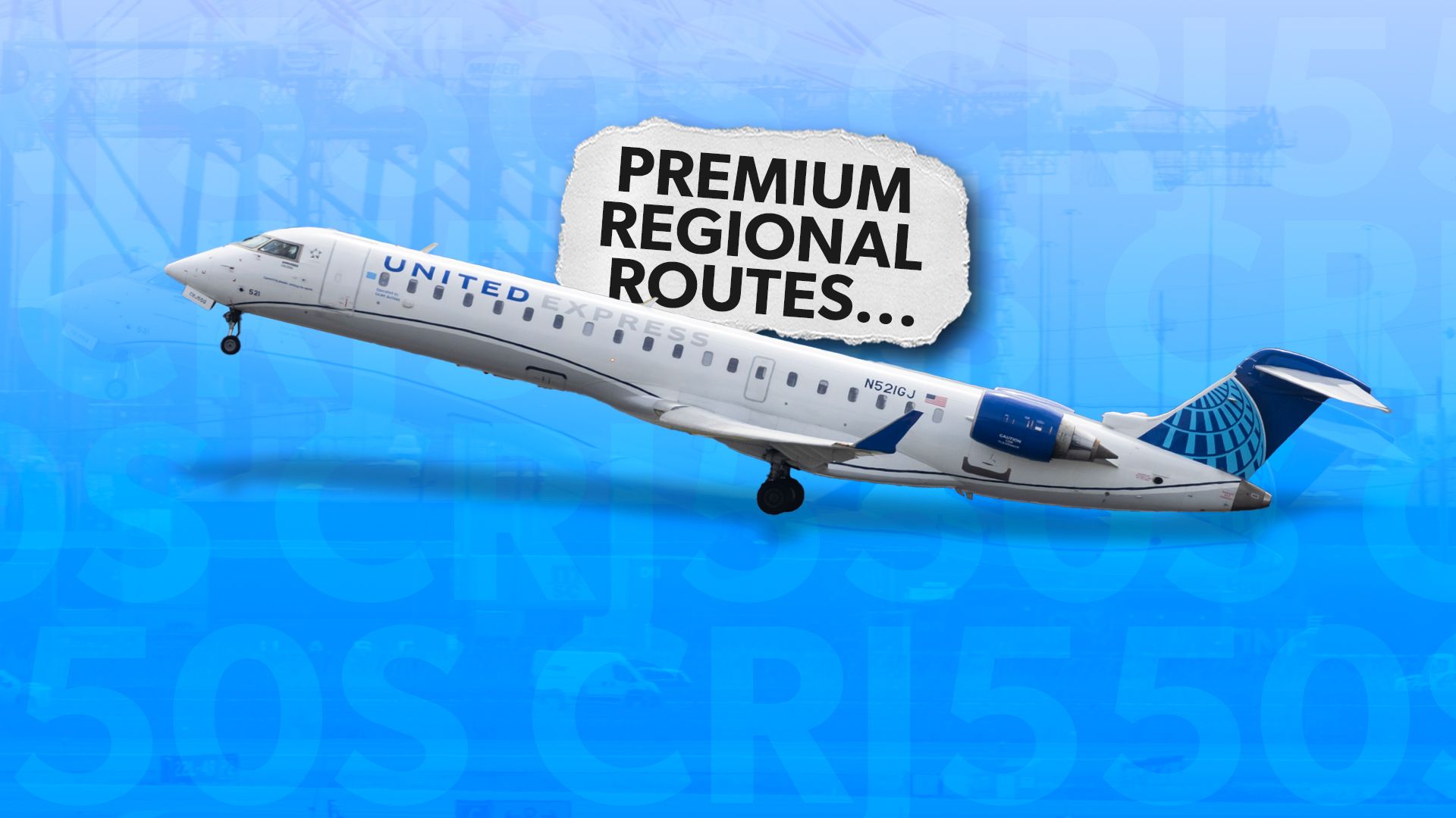 Where Can You Fly On United Express' CRJ550s From Newark?