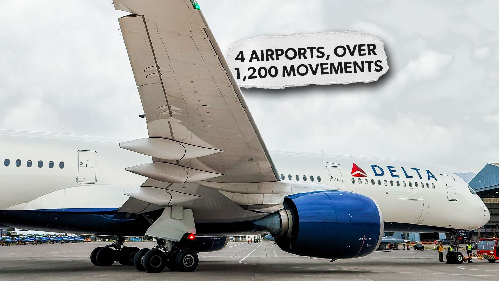 Which Delta Air Lines Hub Has The Most Airbus A350-900 Flights?