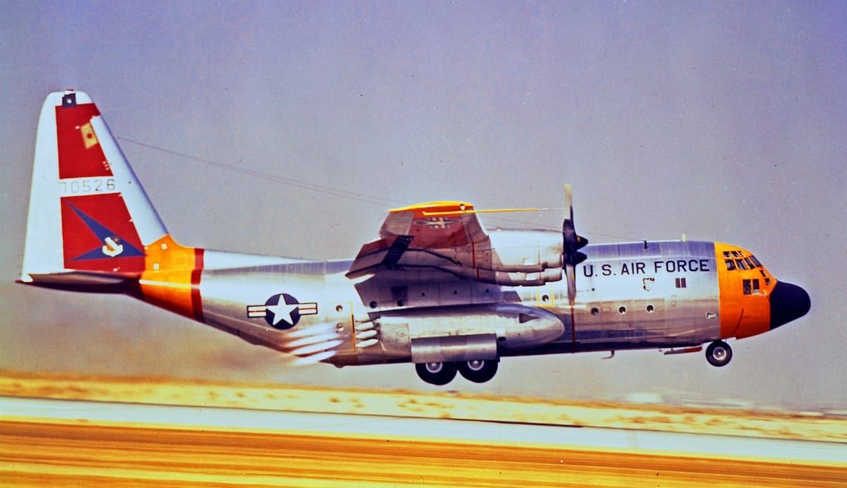 Why The US Air Force Once Strapped Rockets To A C-130 Hercules