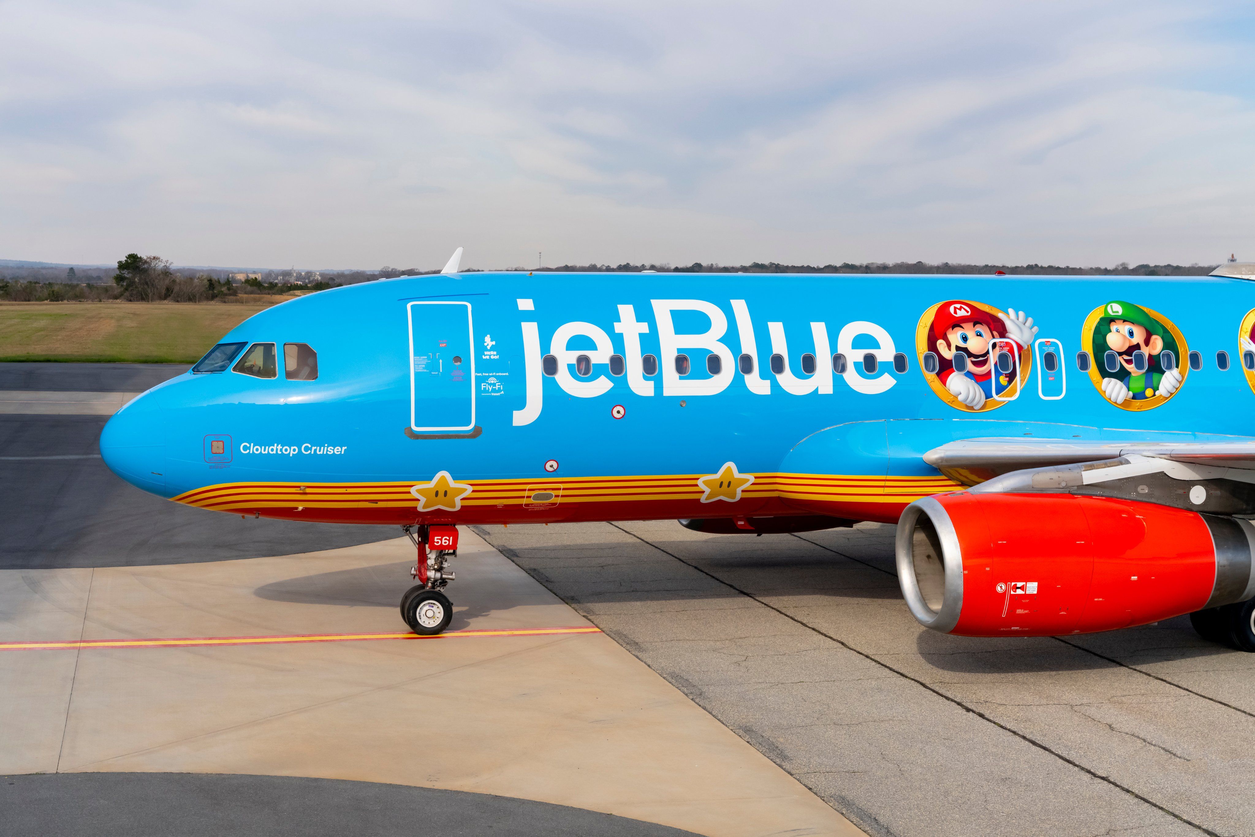 JetBlue Debuts New Mario & Friends Livery