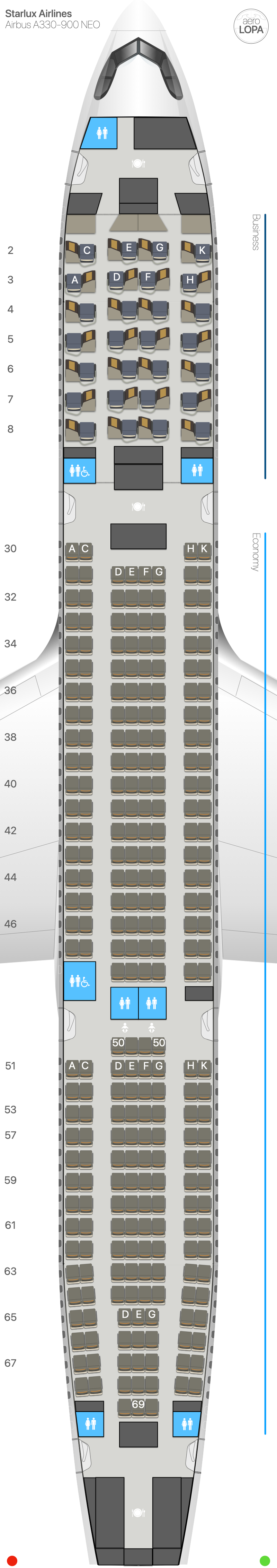 The 10 Airlines That Fly Airbus A330-900 Aircraft: Cabins Compared