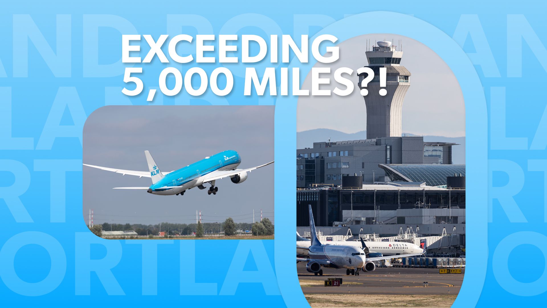 Portland International Airport's 10 Longest Routes