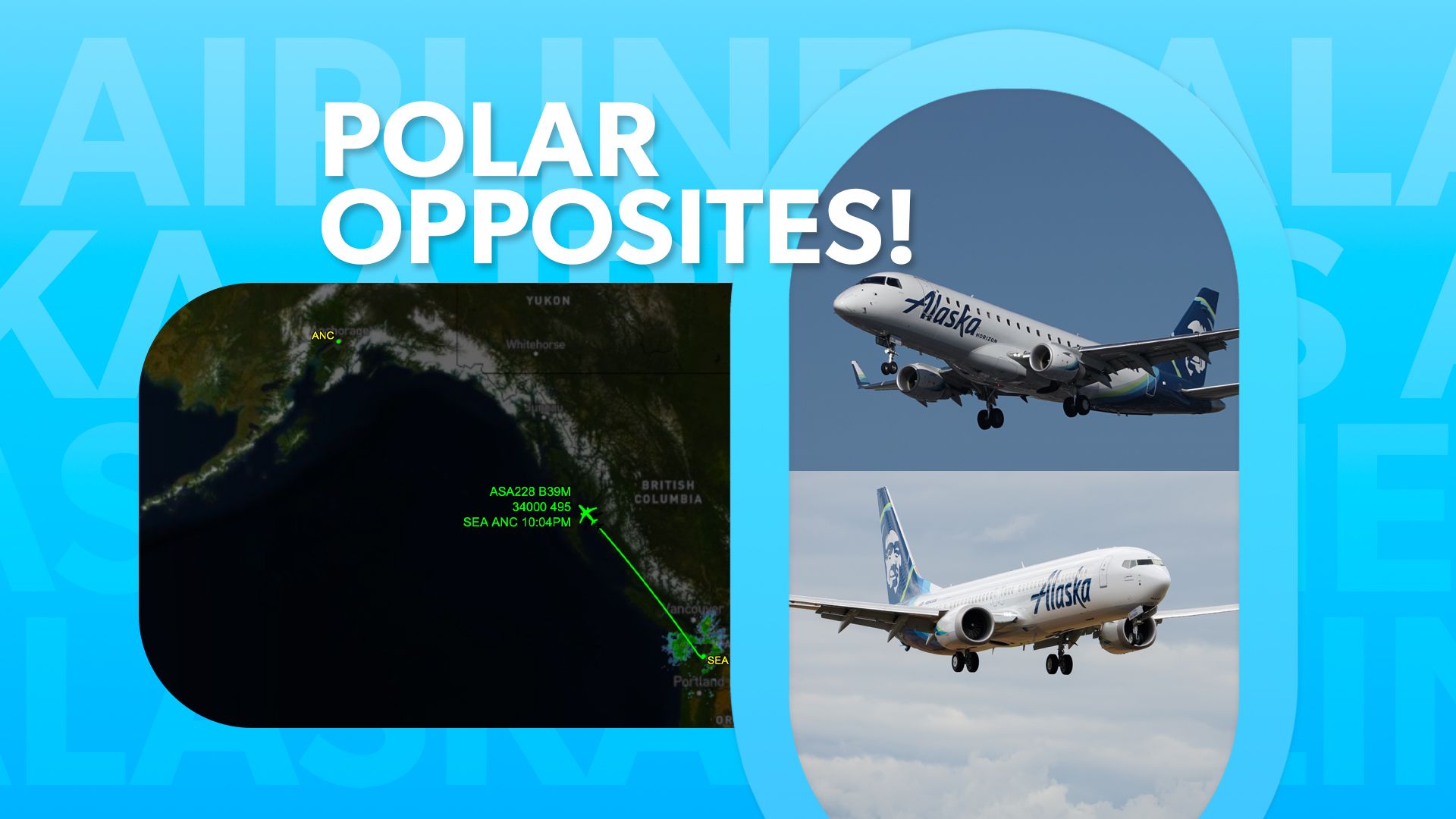 A Drastic Difference: Alaska's Most-Used Jets From Anchorage