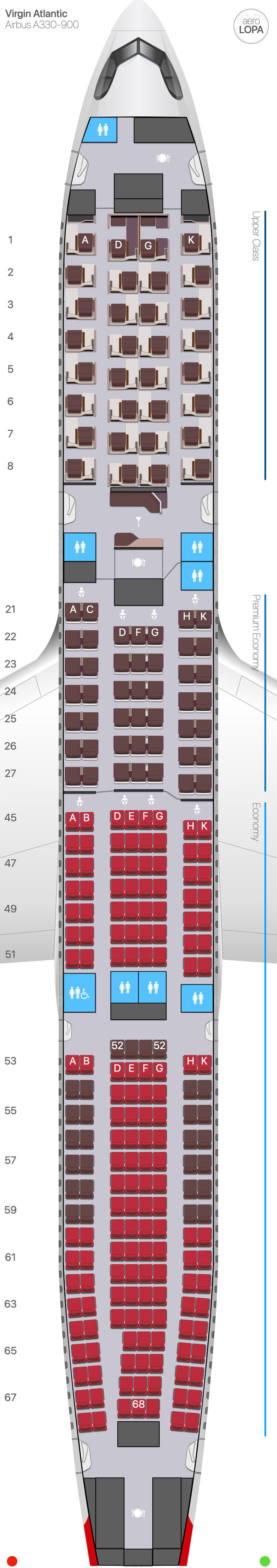 The 10 Airlines That Fly Airbus A330-900 Aircraft: Cabins Compared