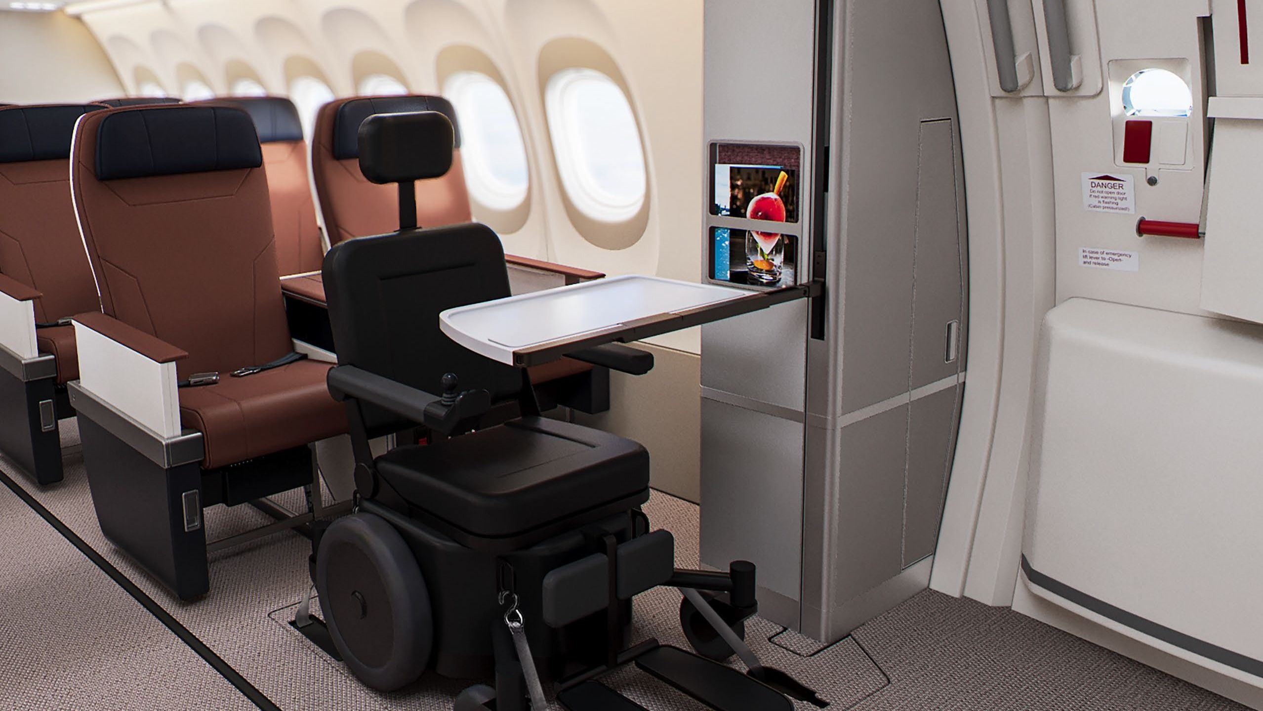Collins Aerospace Introduces Pinnacle Seat Upgrade & Prime Wheelchair ...