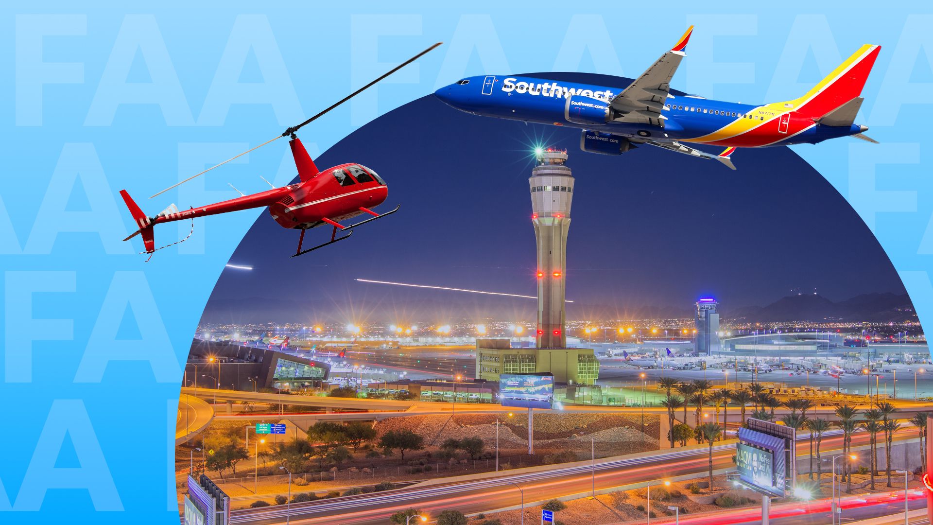 Here's How The FAA Quickly Reduced Las Vegas' Airspace Collision Dangers