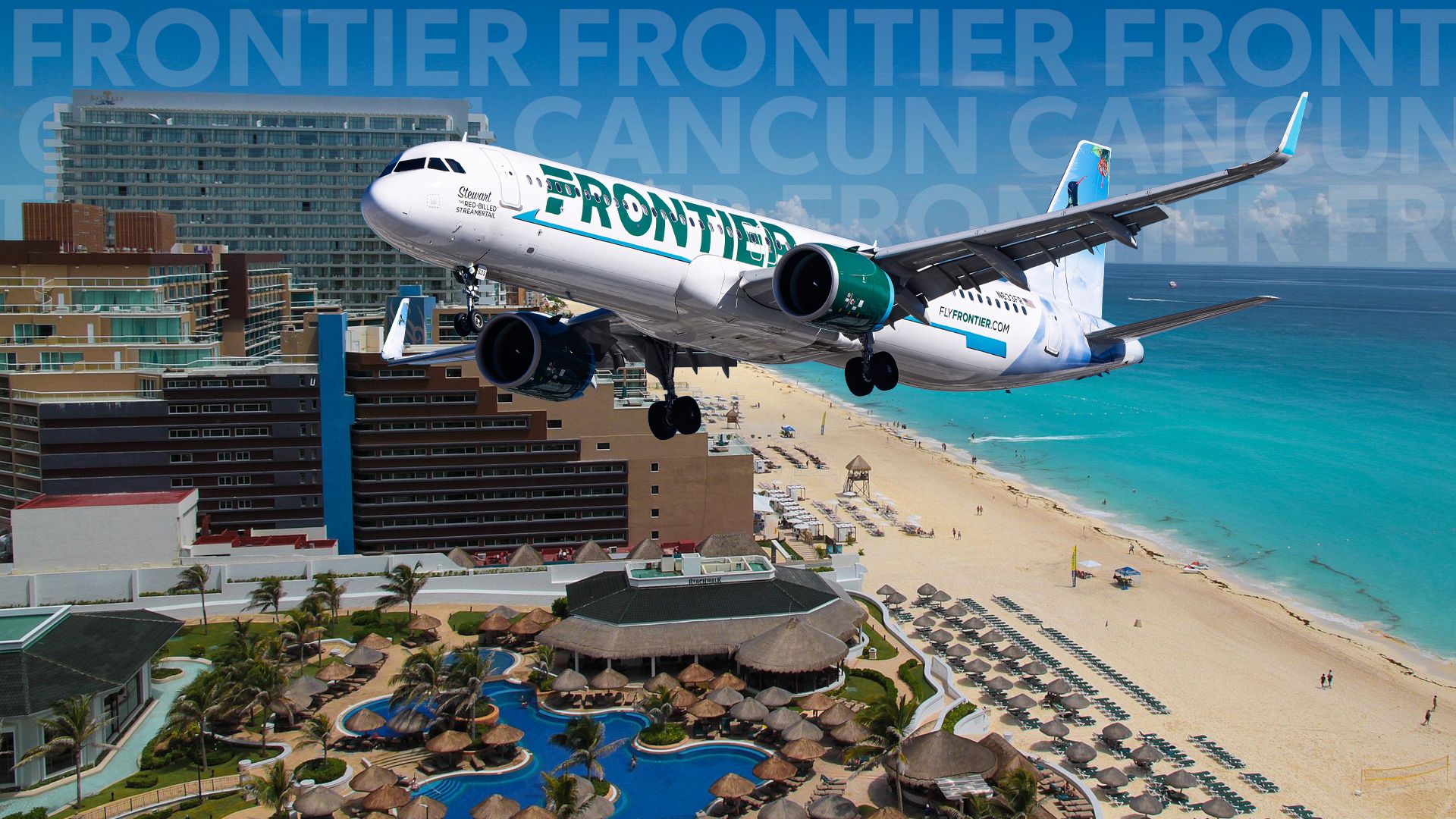 Frontier Airlines' 7 Cancun Routes That Exceed 1,000 Miles