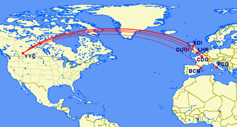 Where Does WestJet Fly Its Boeing 787-9 Dreamliners?