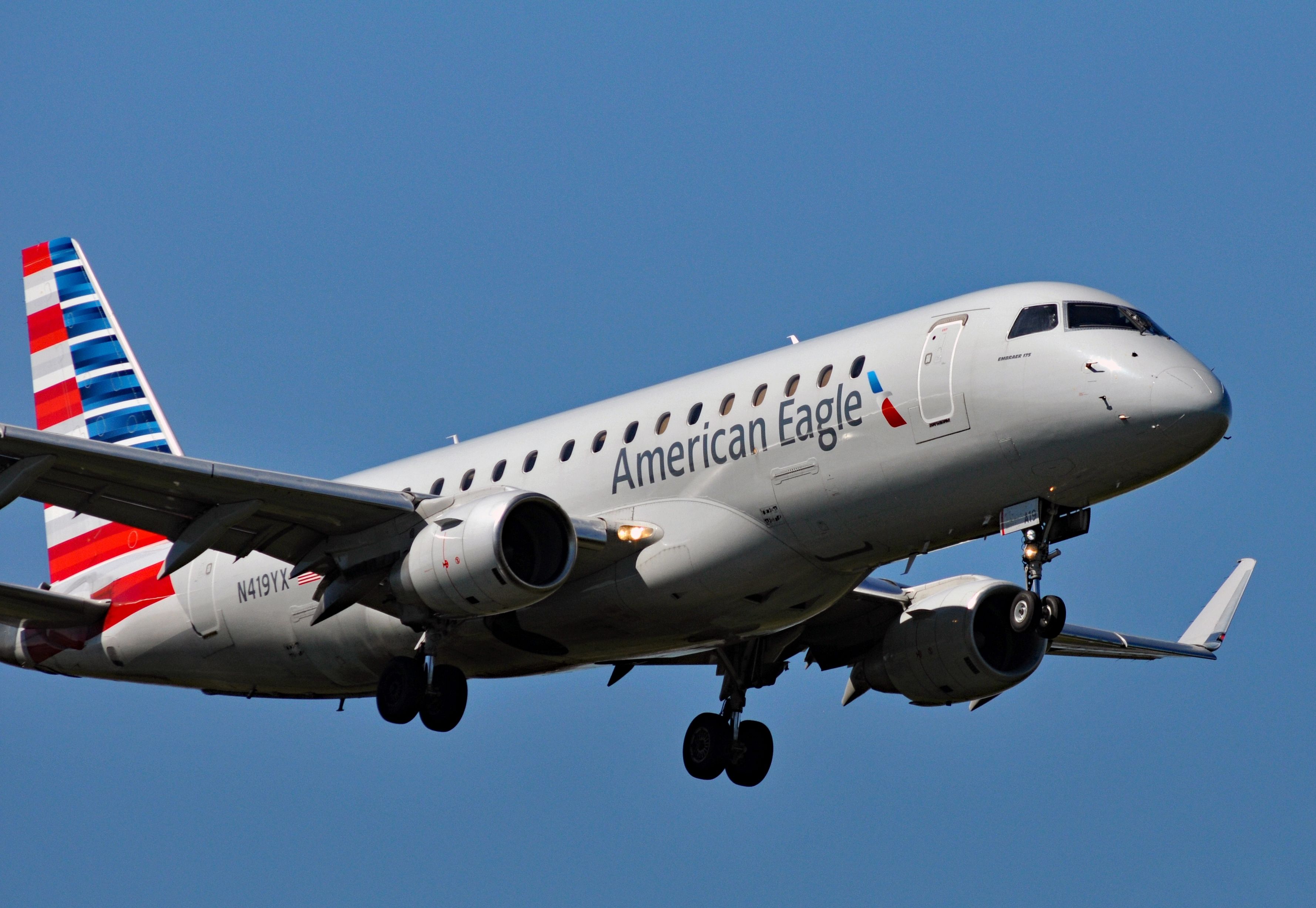 American Eagle Embraer E175 Grounded After Catering Vehicle Crash In Boston