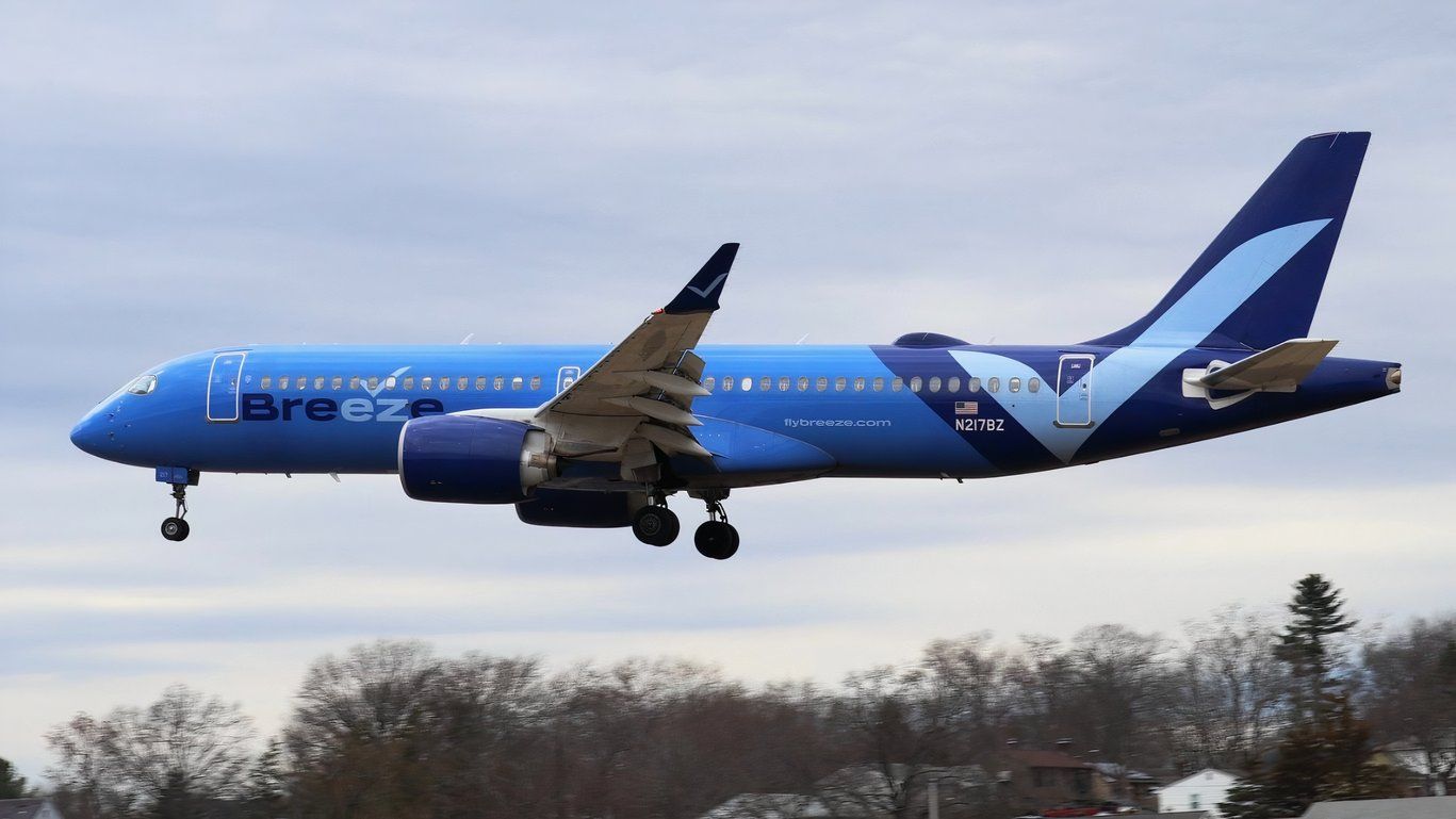Breeze Airways Begins Flights To These 3 Not-Served-Before Airports ...