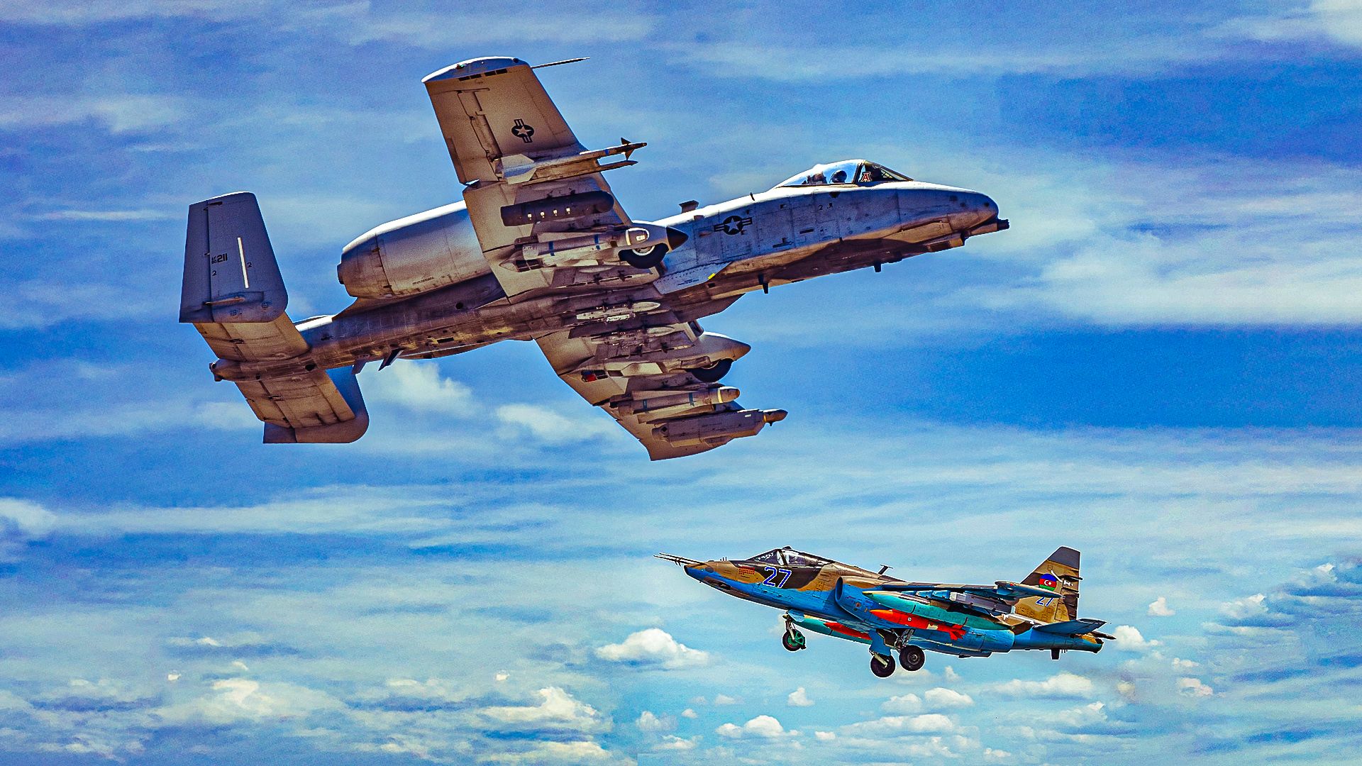 Is An A-10 Warthog Bigger Than An Su-25 Frogfoot?